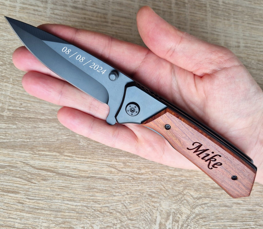 Personalized Pocket Knife. Gift for Him. Custom Knives, Groomsmen Knife ...