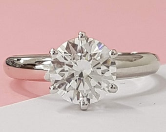 1 Ct Diamond Ring - Etsy