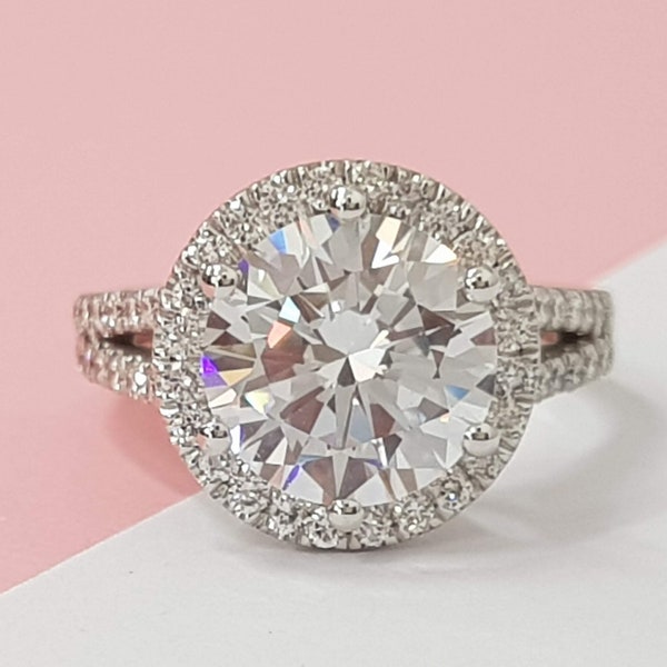 Large Diamond Ring - Etsy