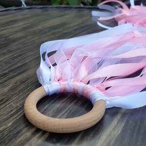 24 Piece Set Any Ribbon Wand Waldorf Inspired Hand Kite Ribbon Dancing ...