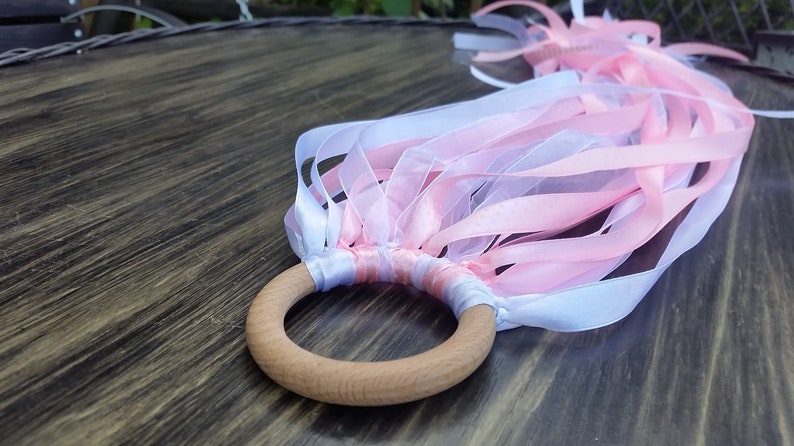 24 Piece Set Any Ribbon Wand Waldorf Inspired Hand Kite Ribbon Dancing ...