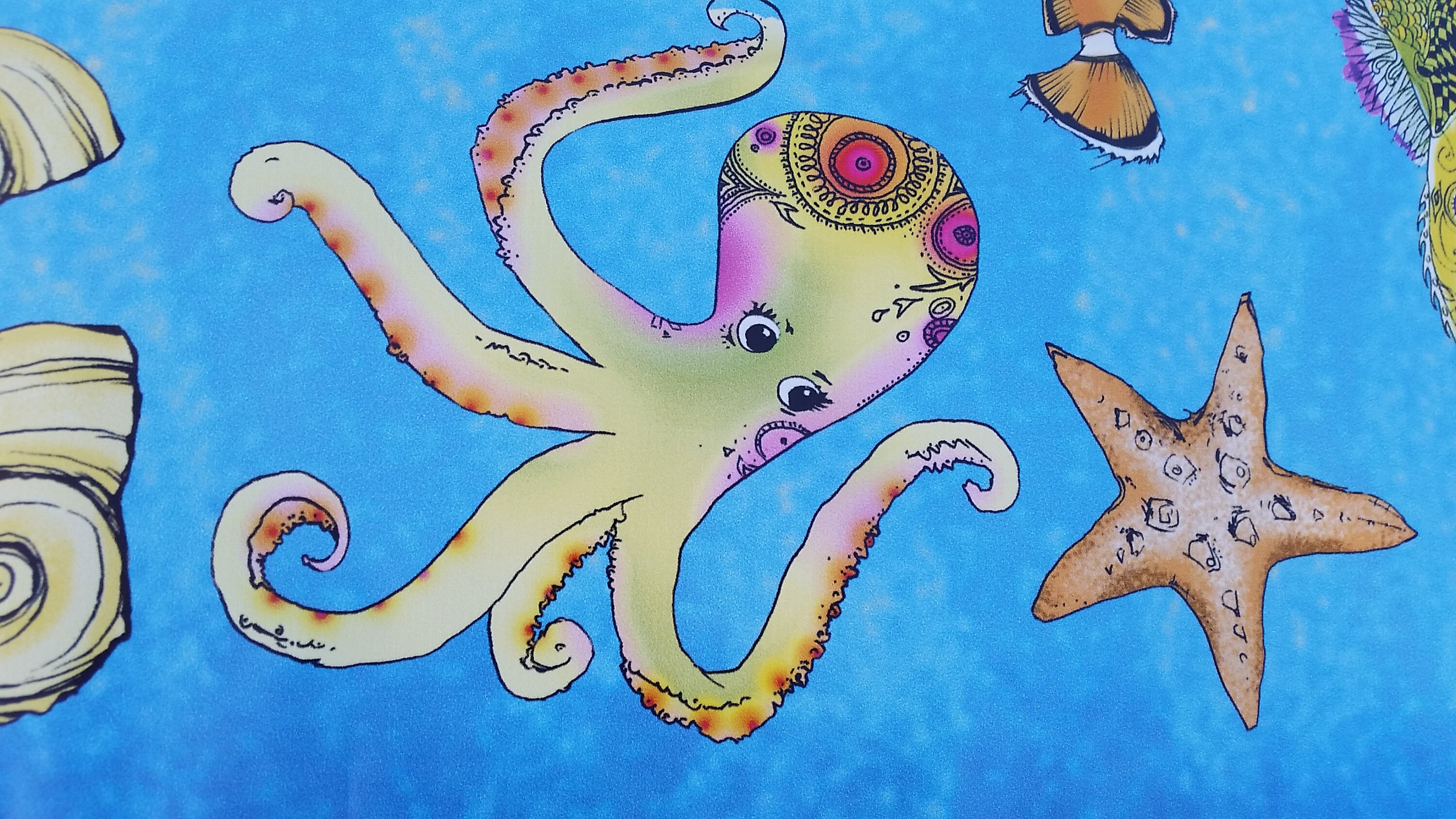 Ocean Playmat Sea Playmat - Easy to Clean Seaworld Mat With a Treasure ...