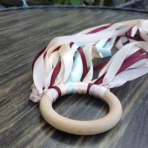 24 Piece Set Any Ribbon Wand Waldorf Inspired Hand Kite Ribbon Dancing ...