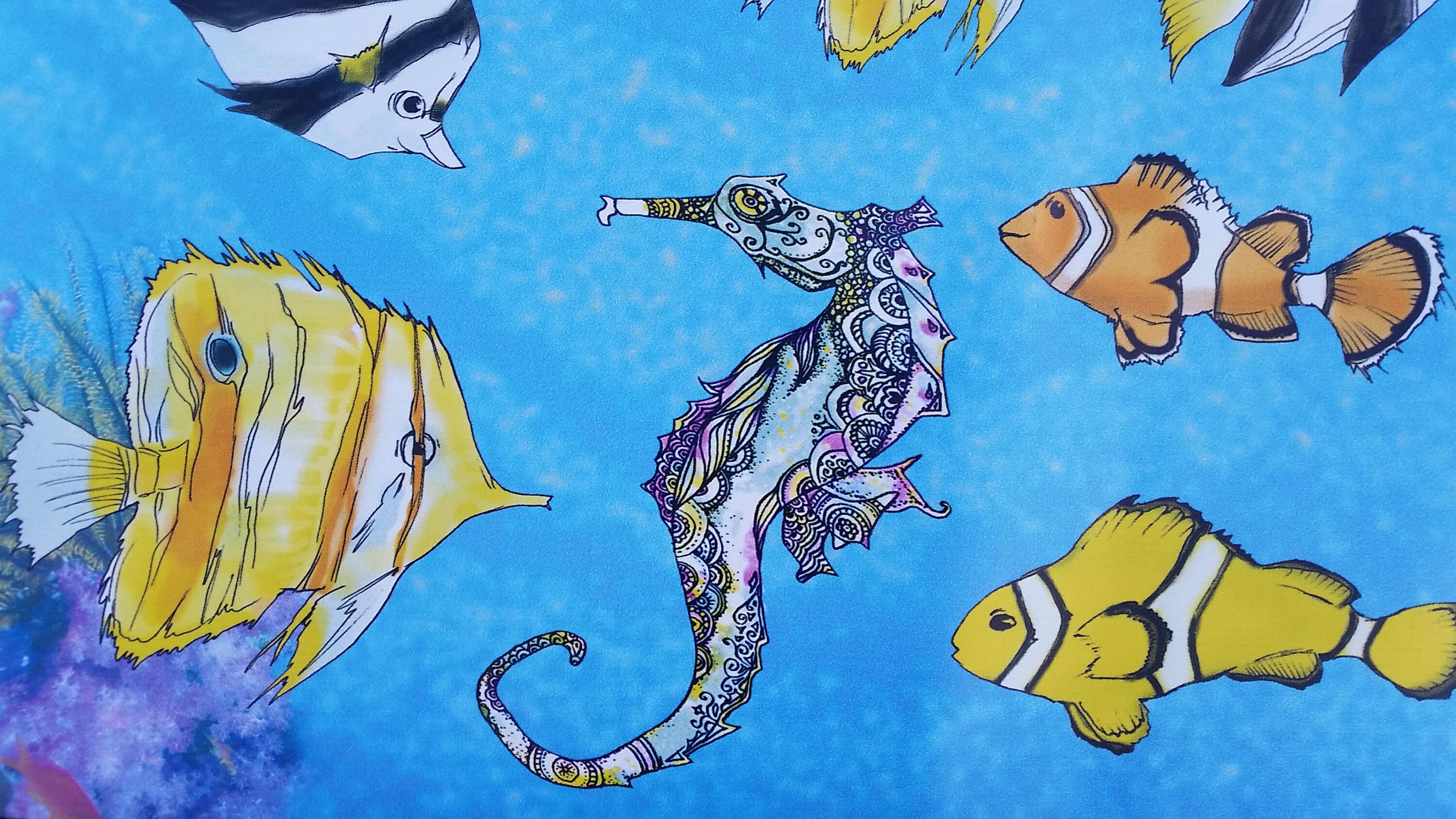 Ocean Playmat Sea Playmat Easy to Clean Seaworld Mat With a - Etsy