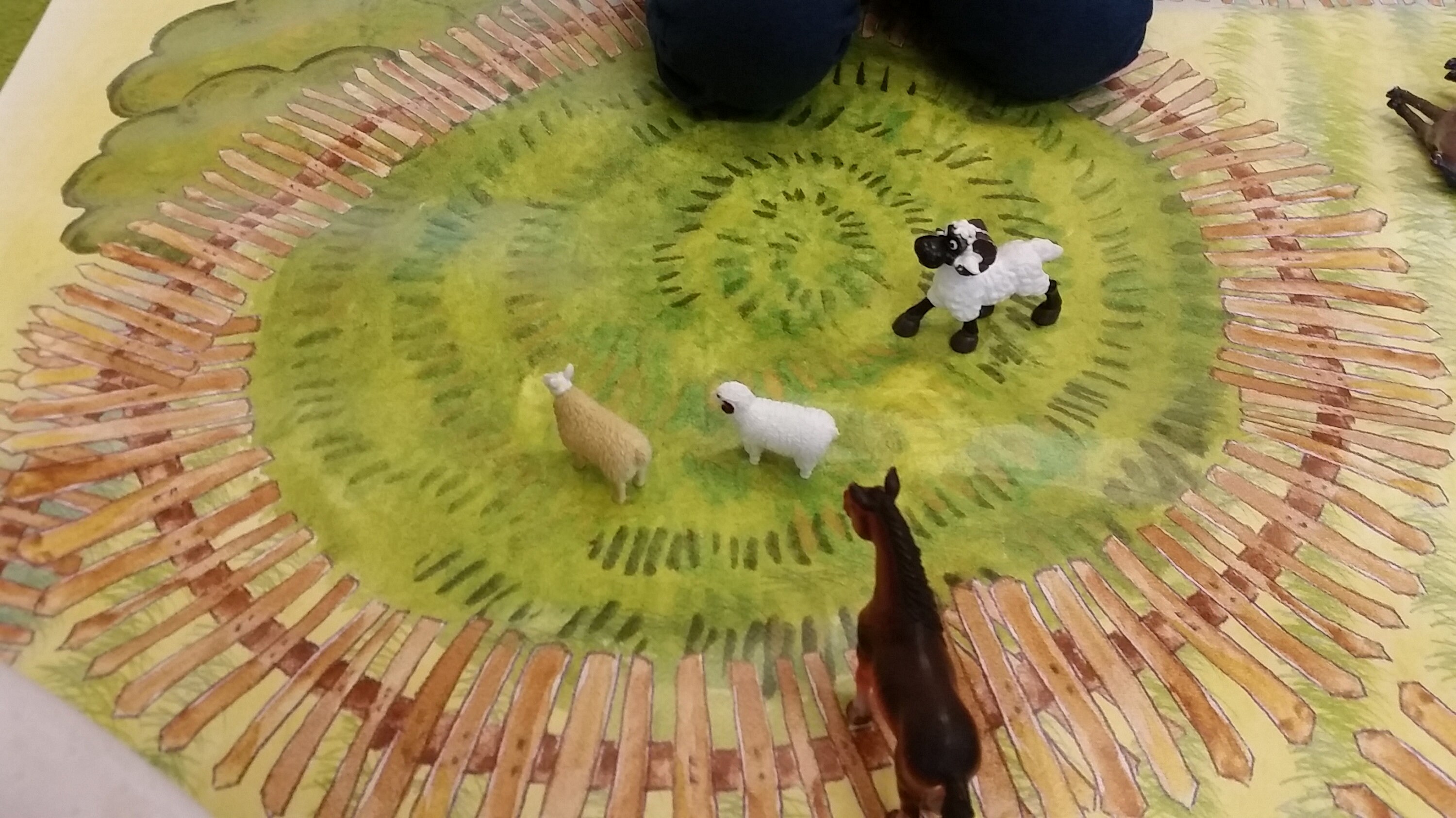 Farm Playmat - Easy to Clean Farmyard Play Mat- for Indoor or Outdoor ...