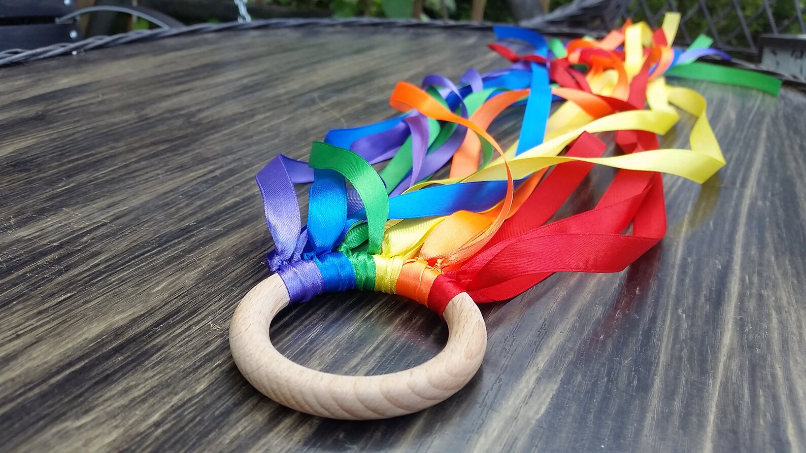 10 Piece Set Any Ribbon Wand Waldorf Inspired Hand Kite Ribbon Dancing ...