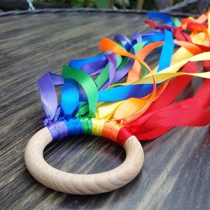 24 Piece Set Any Ribbon Wand Waldorf Inspired Hand Kite Ribbon Dancing ...