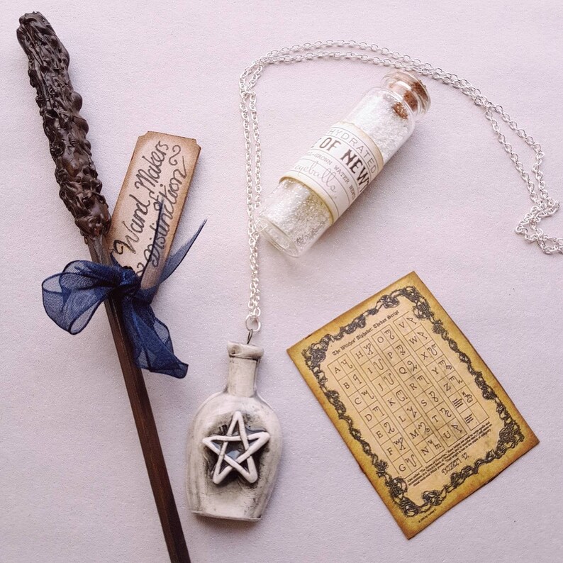 Handmade Witch Bottle Necklace Spell Bottle Pendant Witches - Etsy