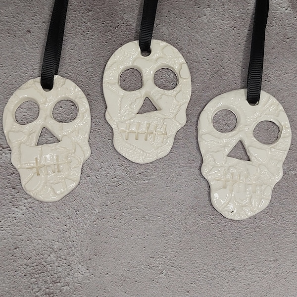Skull Ornament - Etsy