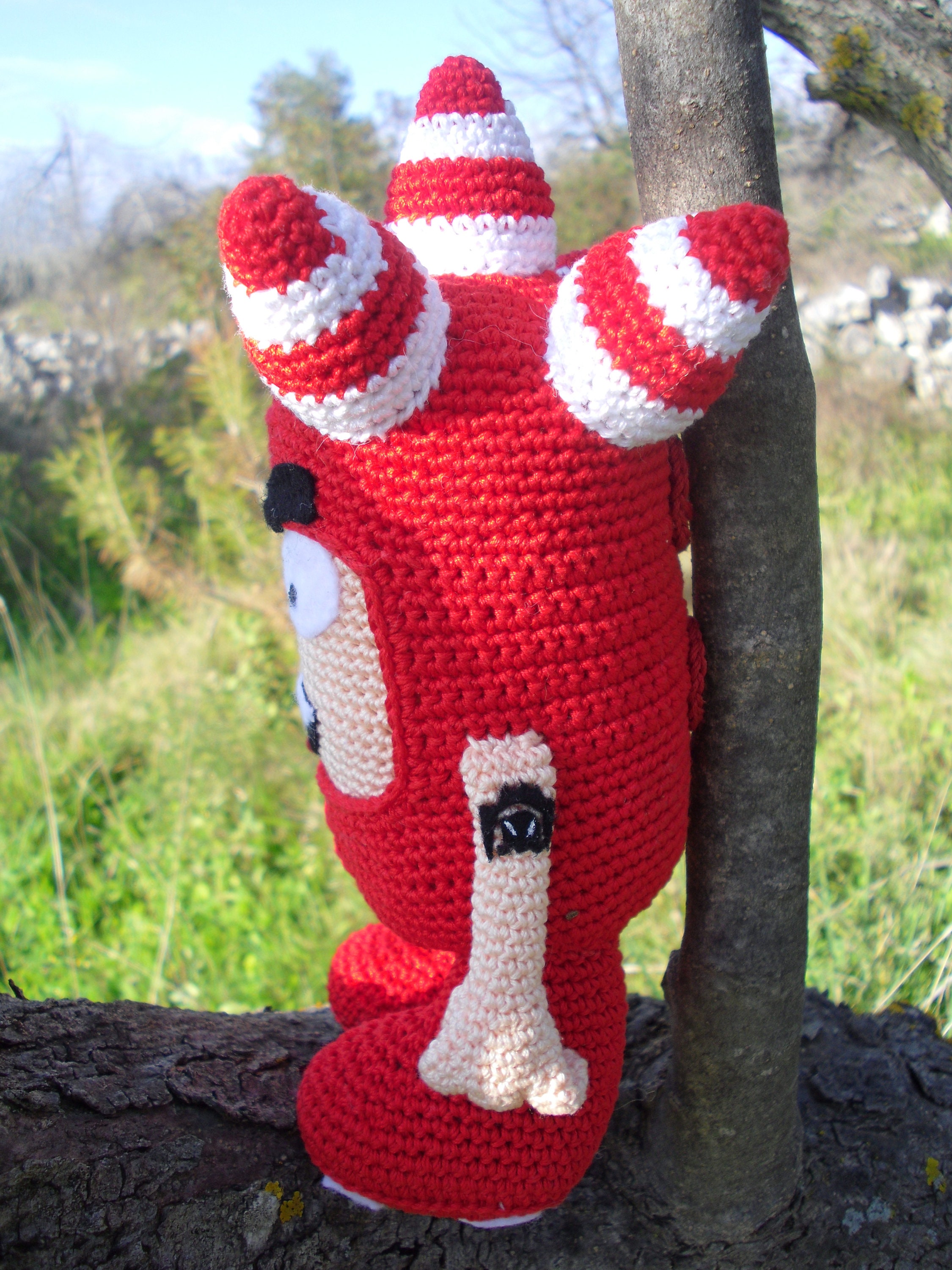 Fuse the Red Oddbod PDF Pattern in English , Oddbod Pattern, PDF ...