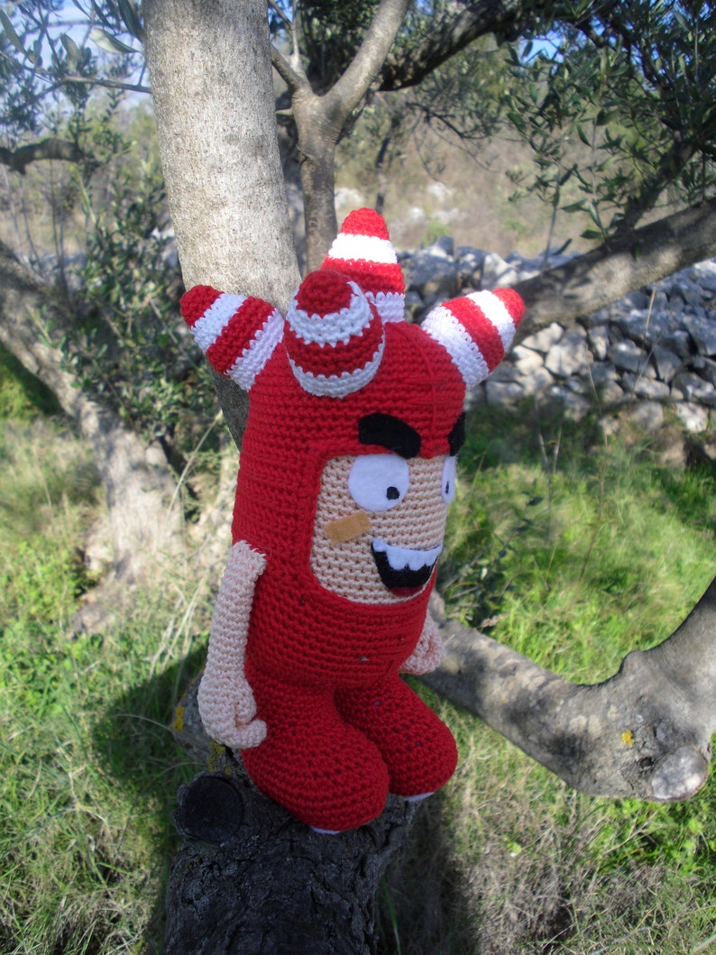 Fuse the Red Oddbod PDF Pattern in English , Oddbod Pattern, PDF ...