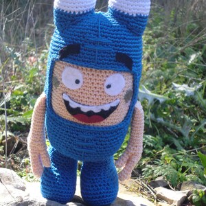 Pogo the Blue Oddbod PDF Pattern in English Oddbod Pattern | Etsy