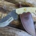 Buffalo Bone Karambit Knife | Custom Engraved Knife | Hunting Knife ...