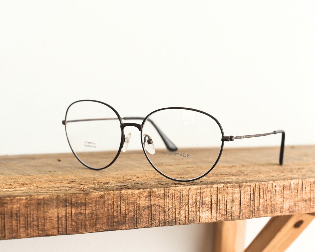 Round Reclaimed Metal Glasses Frames Model Los Pioneros Color Copper - Etsy