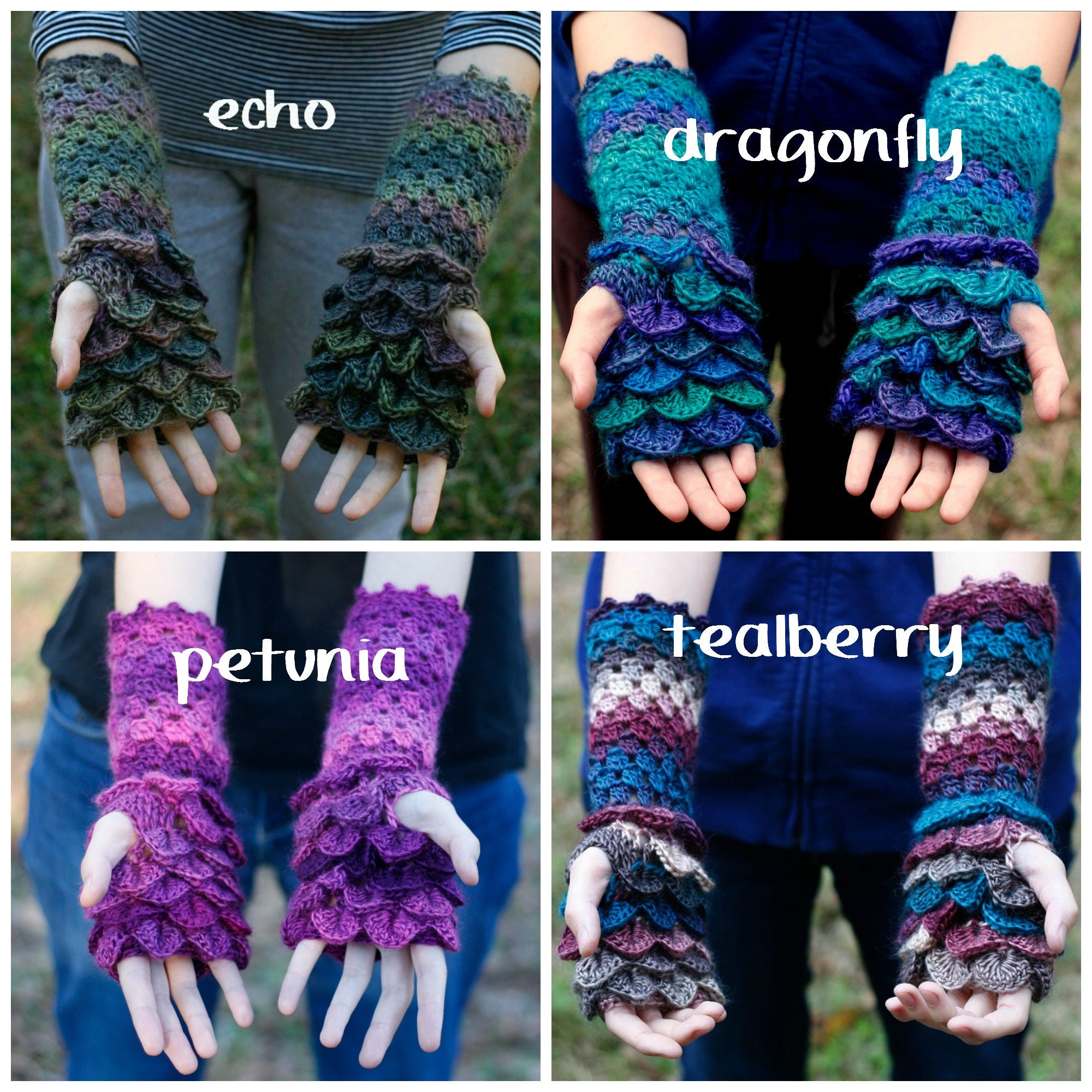 Dragon Gloves Crochet Pattern - Etsy