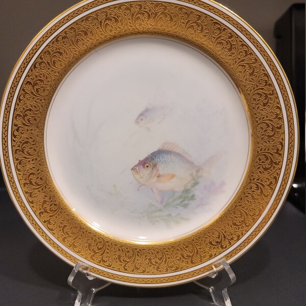 Antique Fish Plate - Etsy