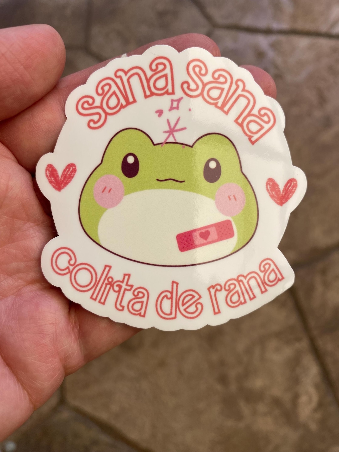 Sana Sana Colita De Rana Vinyl Sticker - Etsy