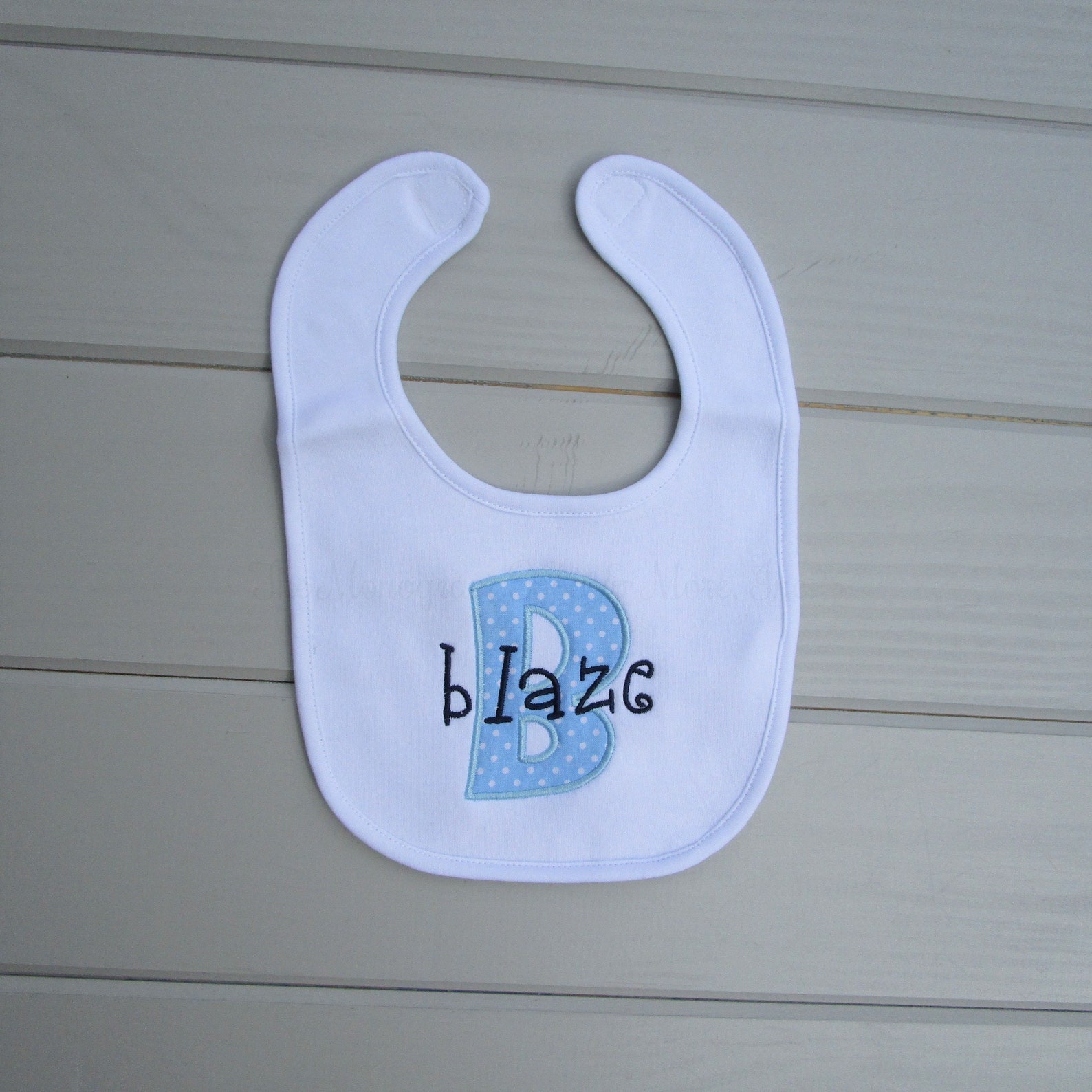 Monogrammed Bib / Monogrammed Bib for Boys / Monogrammed Bib - Etsy