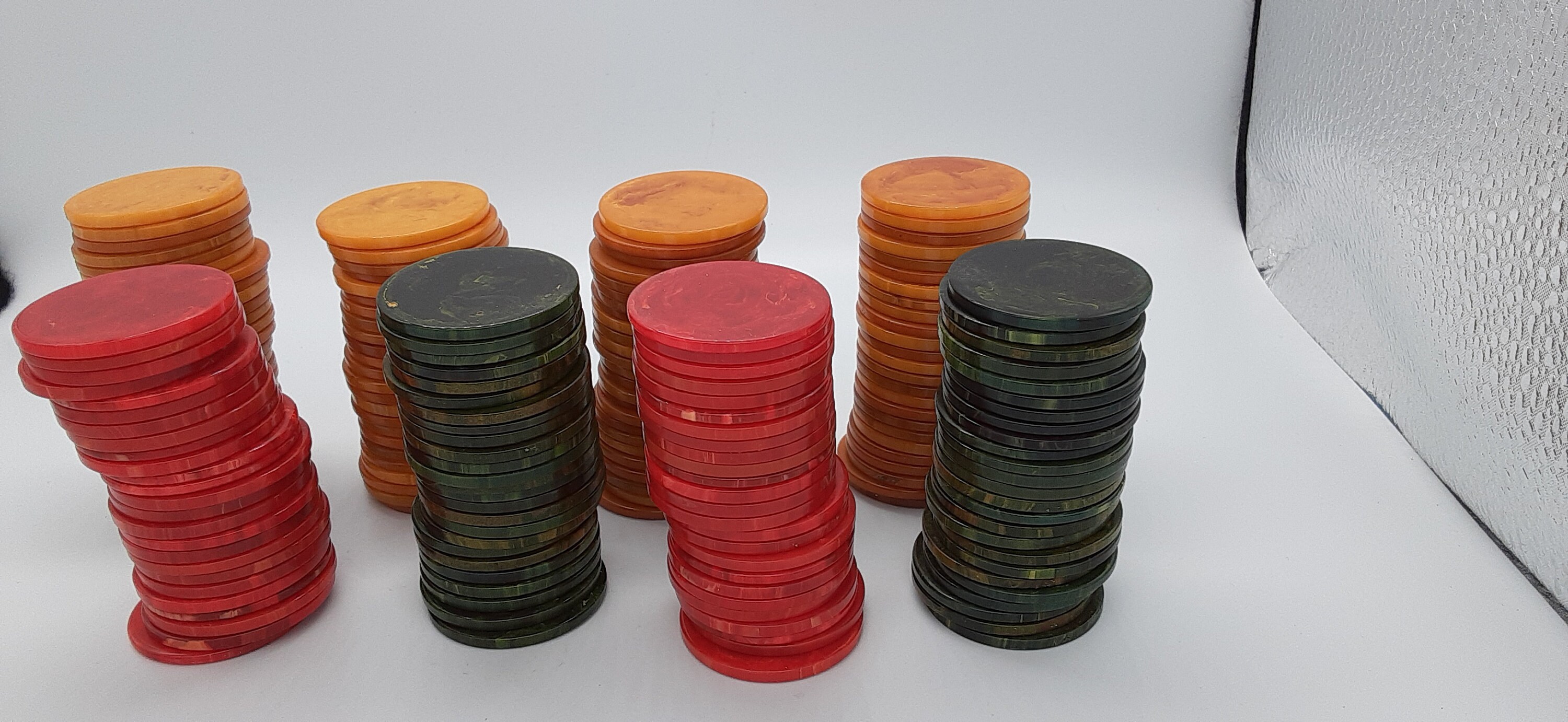 Stunning Blue Bakelite Poker Set - Etsy