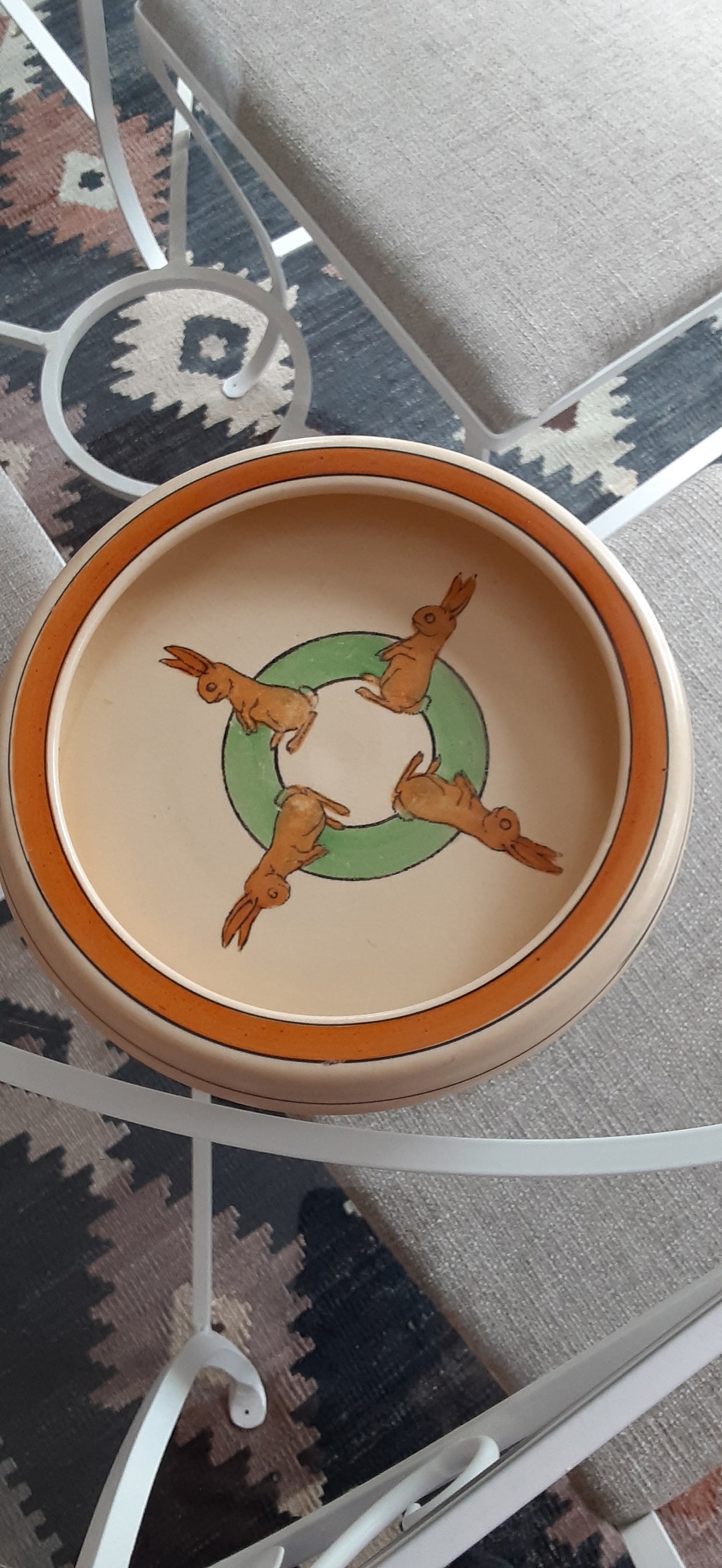Roseville Juvenile Standing Rabbit Baby Bowl - Etsy