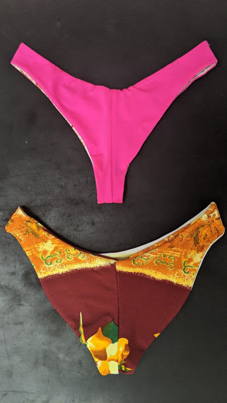 PDF SEWING PATTERN High Leg Bikini Bottom Cheeky & Thong. - Etsy
