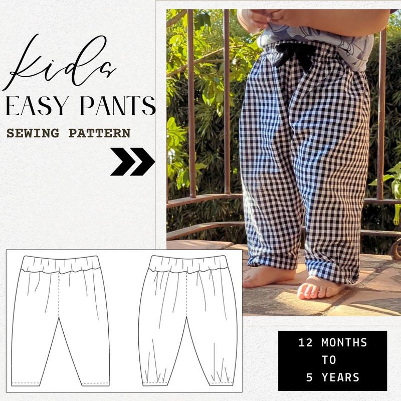 Cargo Pants Pattern - Etsy