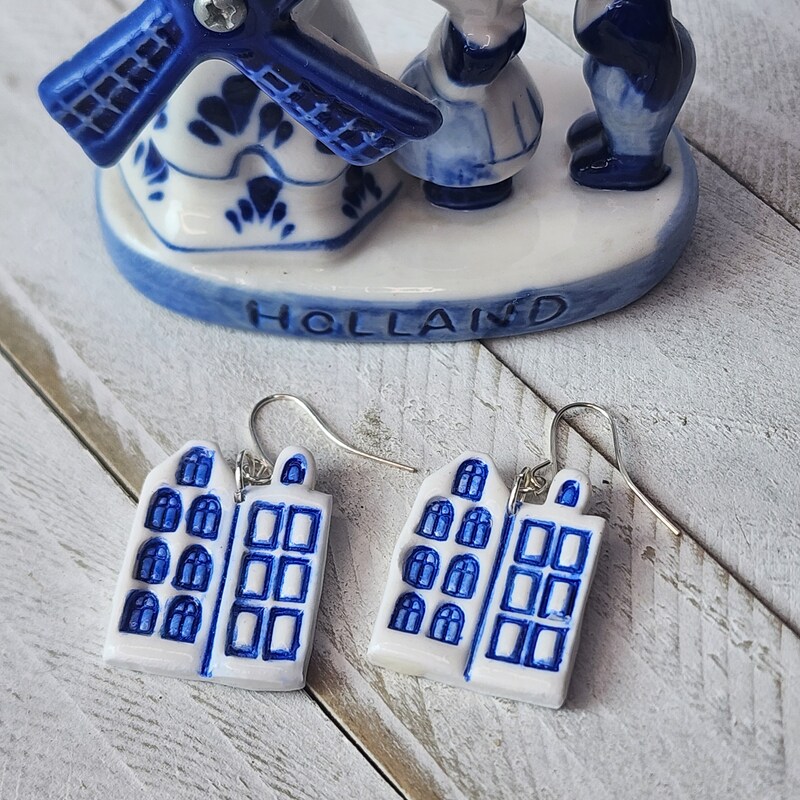 Delft Earrings - Etsy