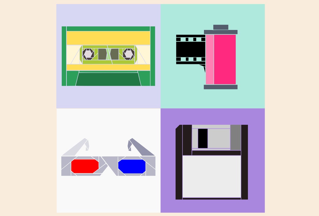 Retro Technology Foundation Paper Pieced Patterns - Etsy