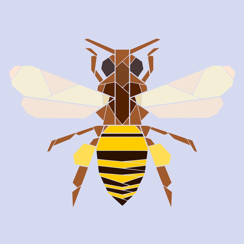 Honey Bee Quilt Paper Piecing Pattern - Etsy