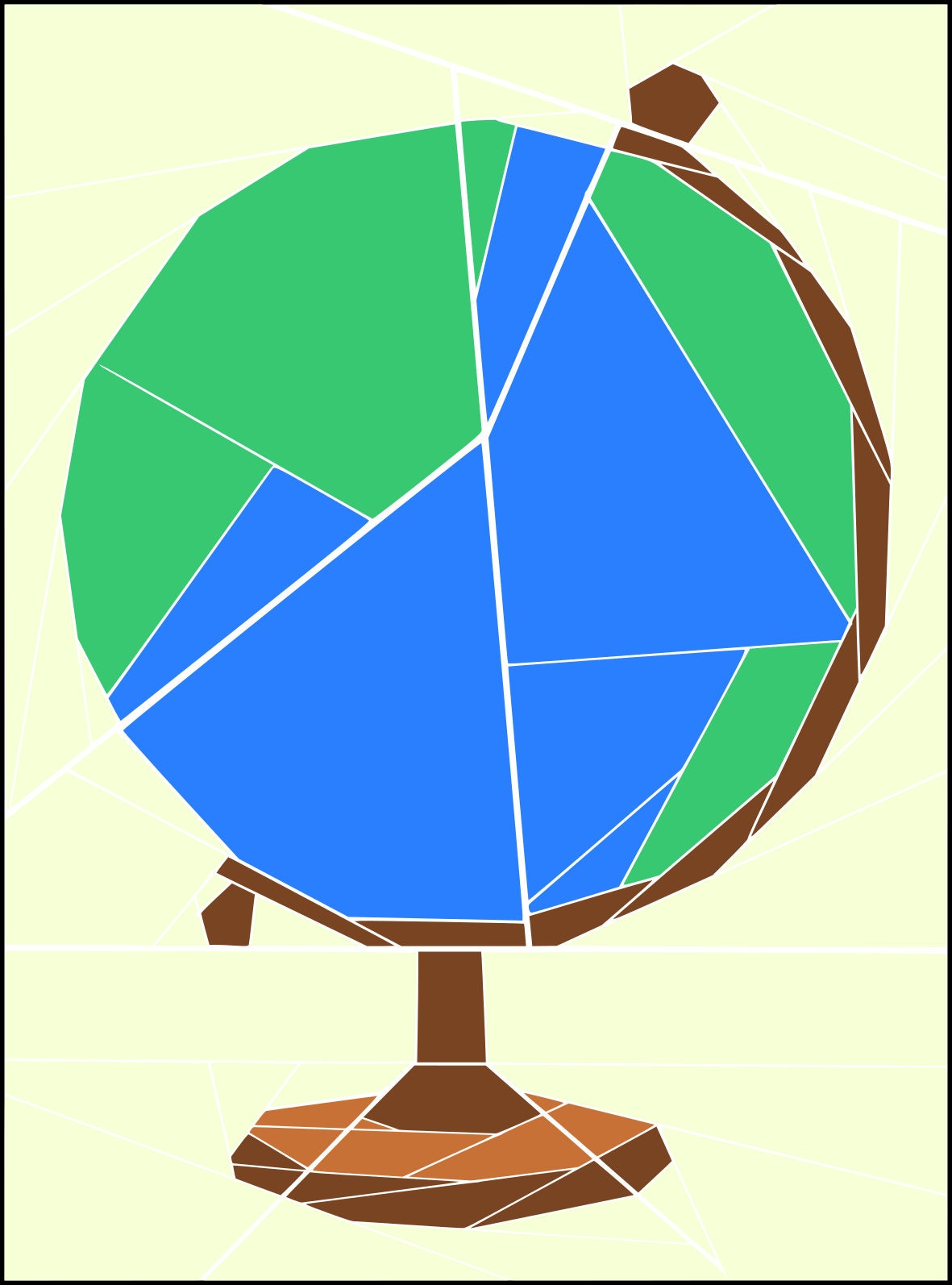 Globe Paper Piecing Pattern – Geography Quilt Block (PDF Pattern) - Etsy