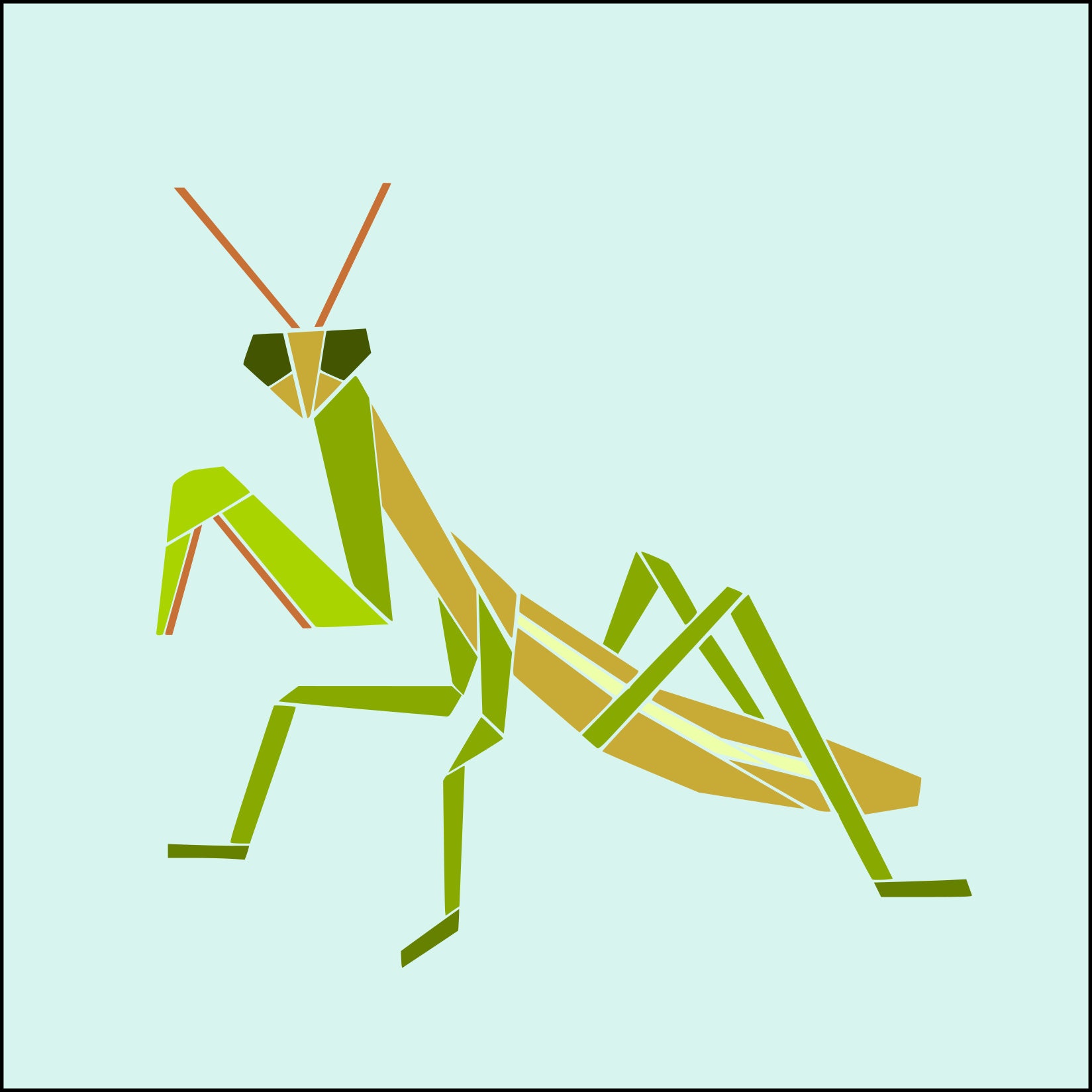 Mantis Foundation Paper Piecing Pattern - Etsy