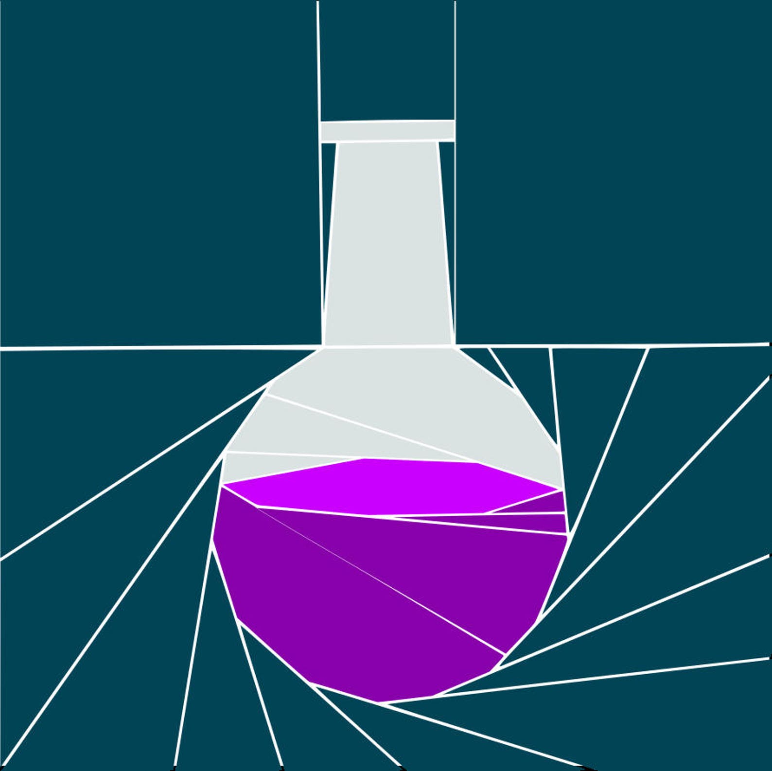 Chemistry Flask Paper Piecing Pattern Make Your Own | Etsy