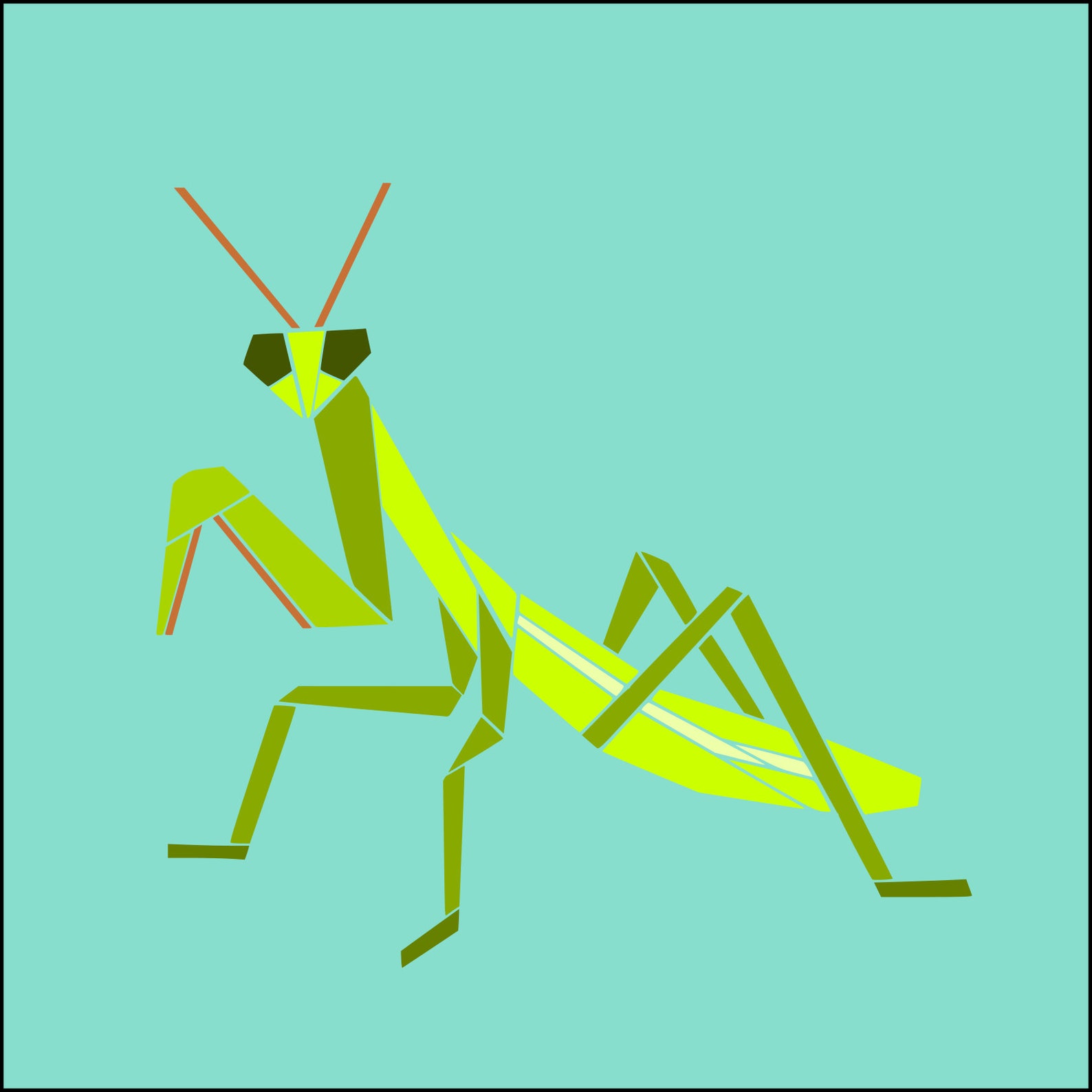 Mantis Foundation Paper Piecing Pattern - Etsy