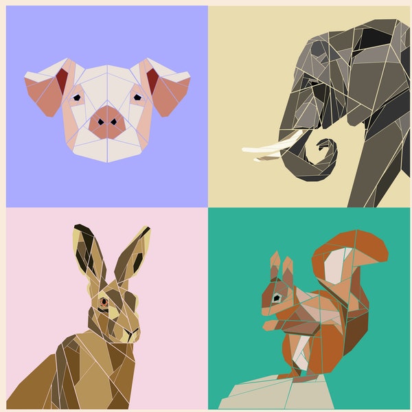 Paper Pieced Dog - Etsy