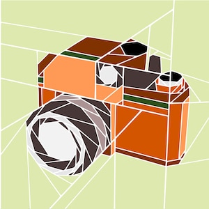 Camera Foundation Paper Pieced Pattern - Etsy