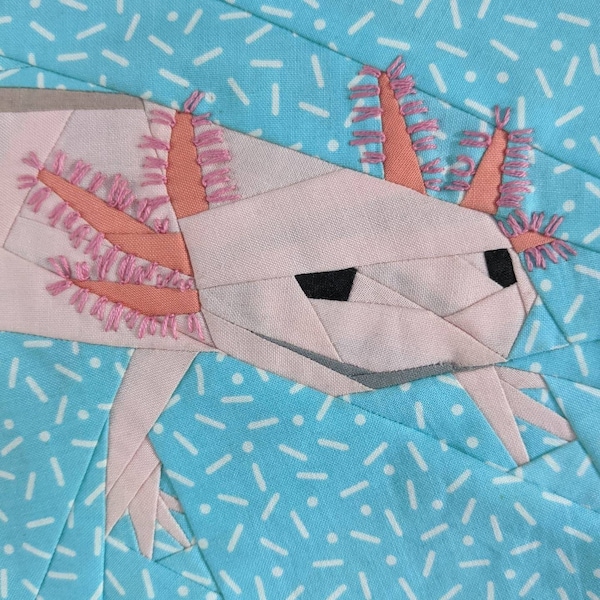 Axolotl Quilt Pattern - Etsy