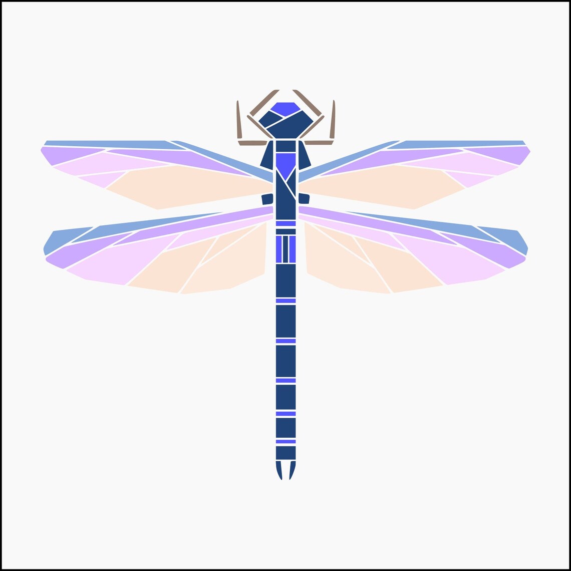 Dragonfly Foundation Paper Piecing Pattern - Etsy