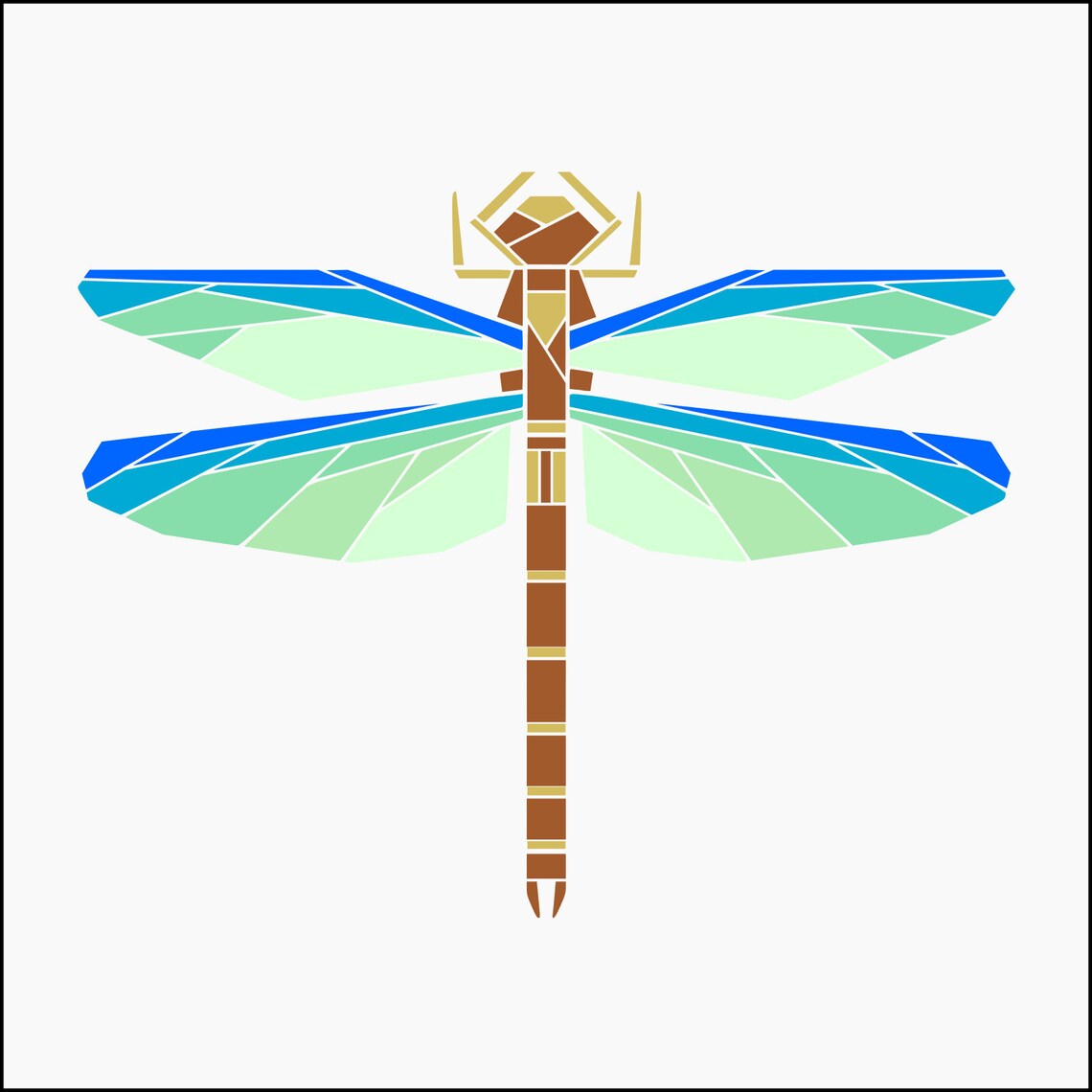 Dragonfly Foundation Paper Piecing Pattern - Etsy Australia