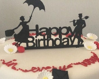 Mary Poppins Birthday Cake Topper - Etsy