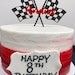 Personalized Race Cake Topper | Racing Flags | Racing Theme Birthday ...