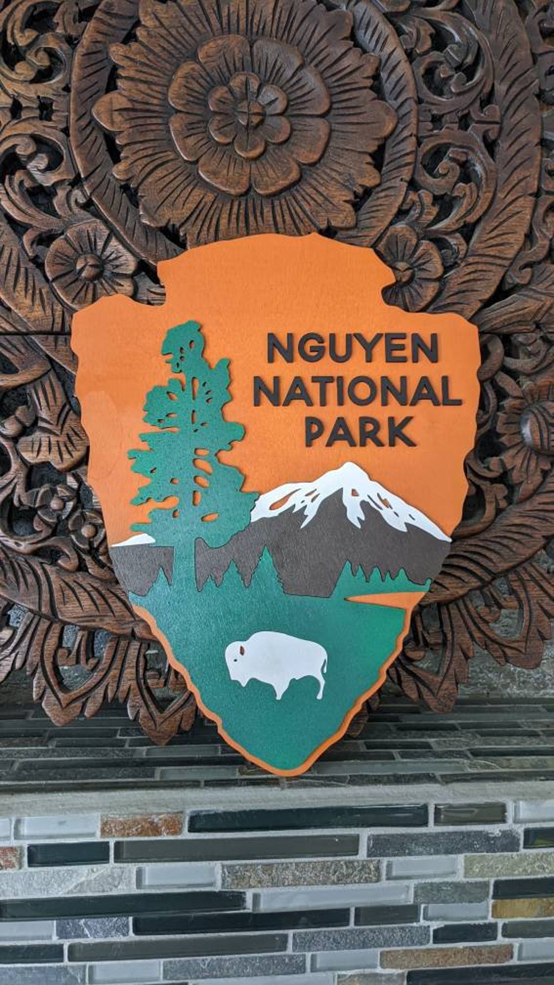 Personalized National Park Service Sign Arrowhead National | Etsy