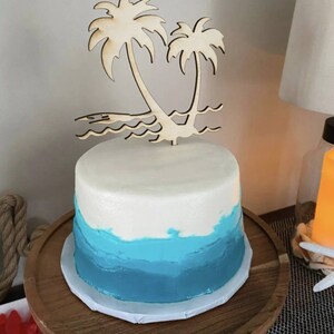 Custom Surfboard Cake Topper | Island Beach Life Topper | Surfer Topper ...