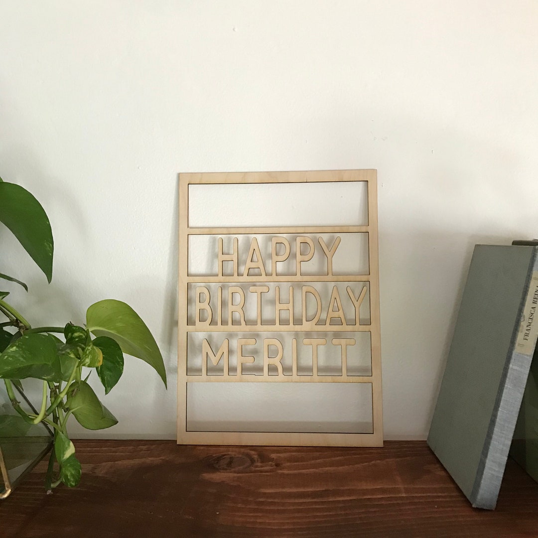Modern Wooden Home Decor Sign | Message Board | Wood Letter Board ...