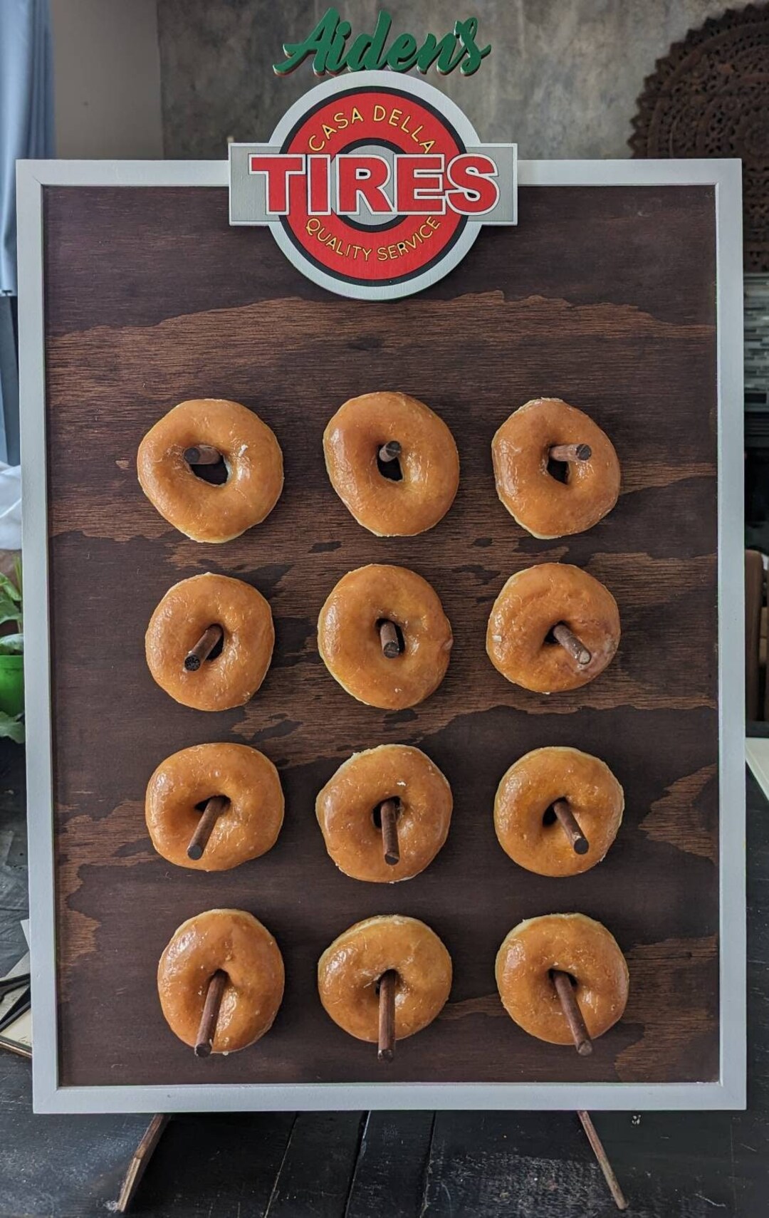 Custom Tabletop Donut Wall Holder Sign | Donut Bar | Donut Stand ...