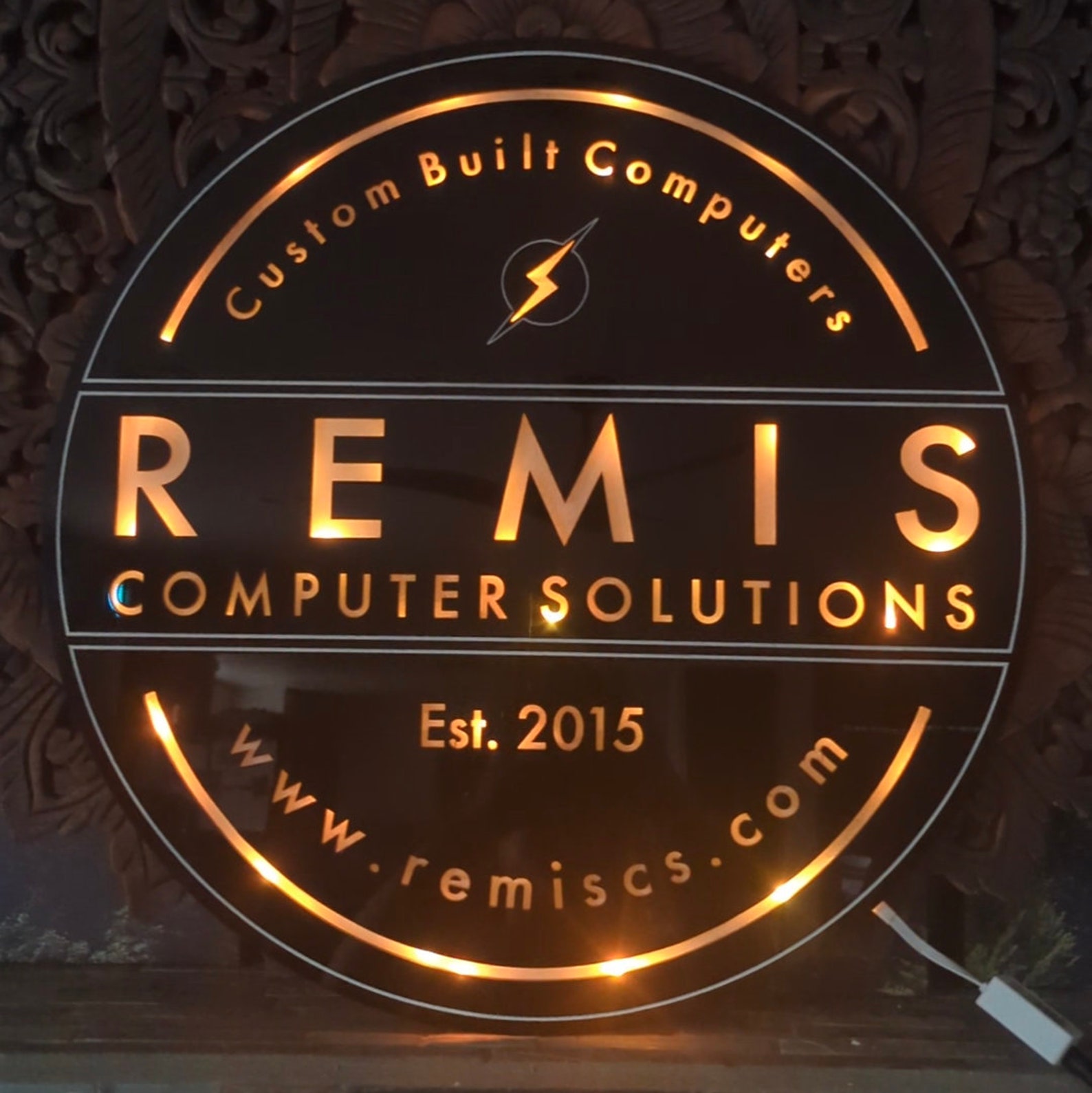 Personalized Acrylic LED Custom Business Logo Sign | Acrylic Business ...