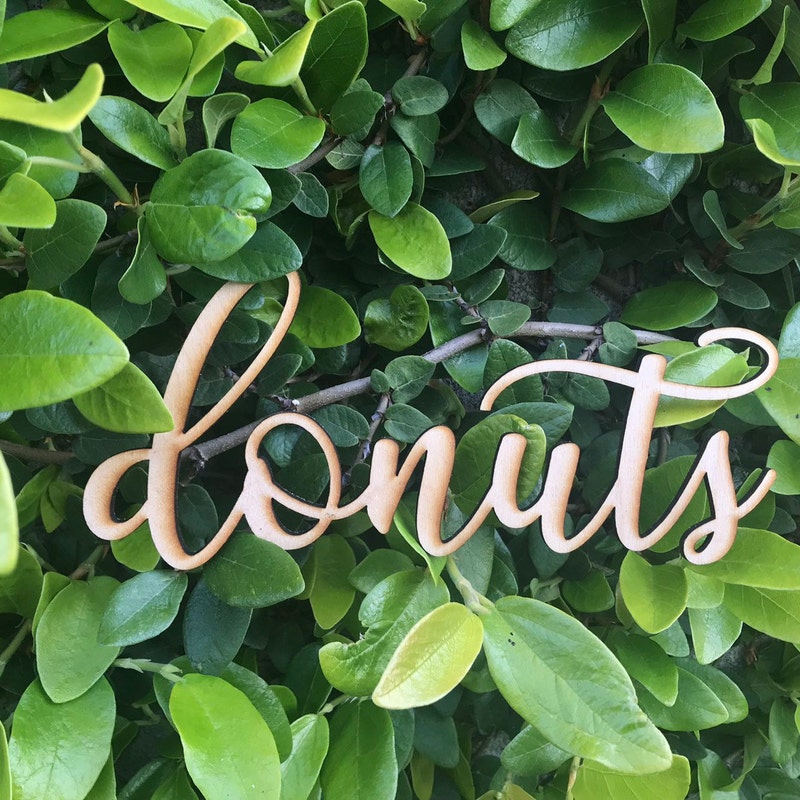 Donut Sign - Etsy