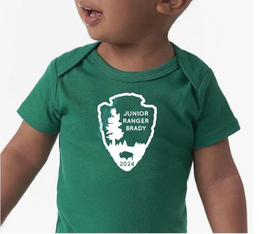 Junior Ranger National Park Baby Onesie Personalized Custom Bodysuit ...