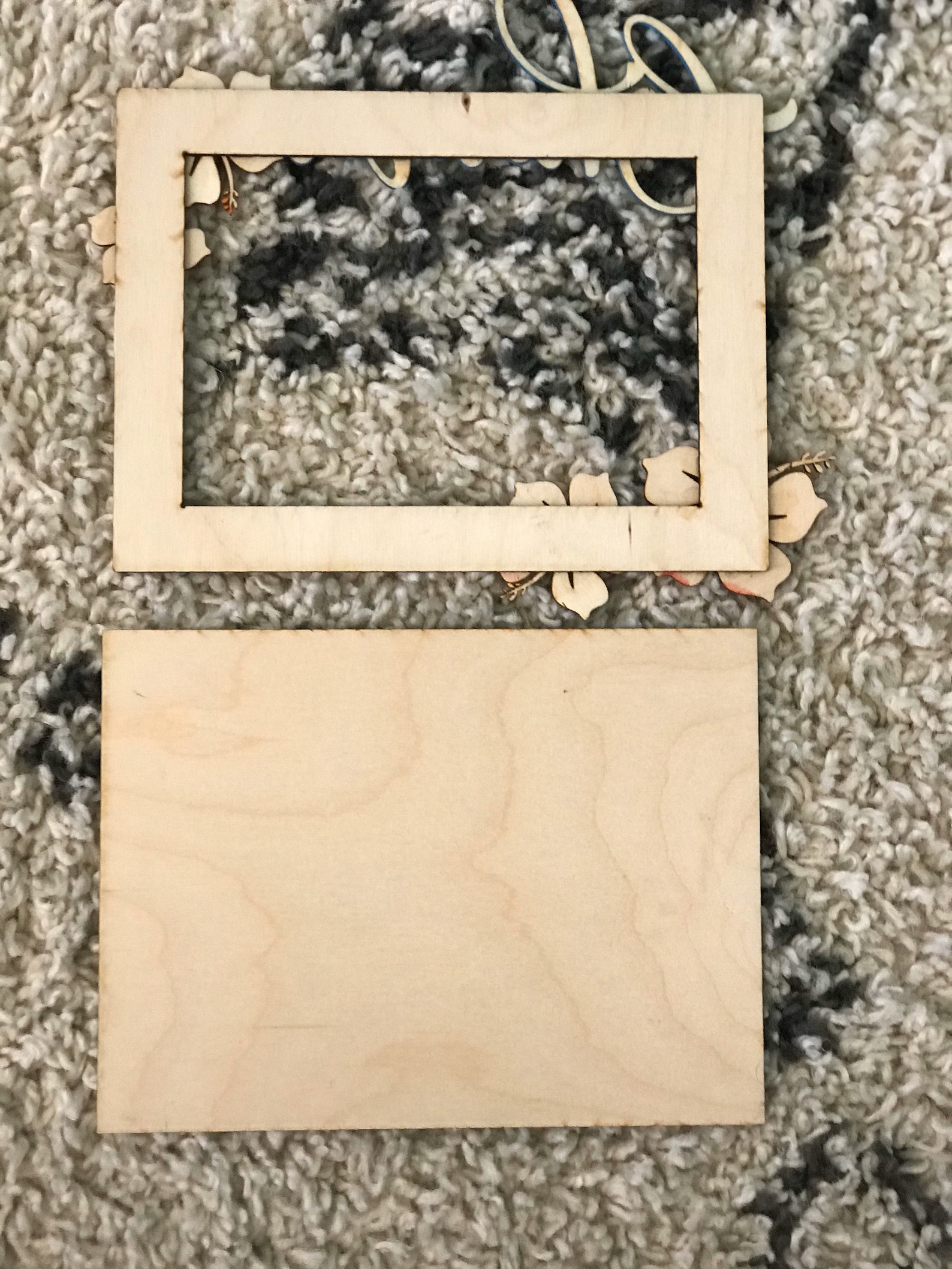 Hawaiian Tribal Art Ohana Family Hanging Picture Frame Wooden - Etsy