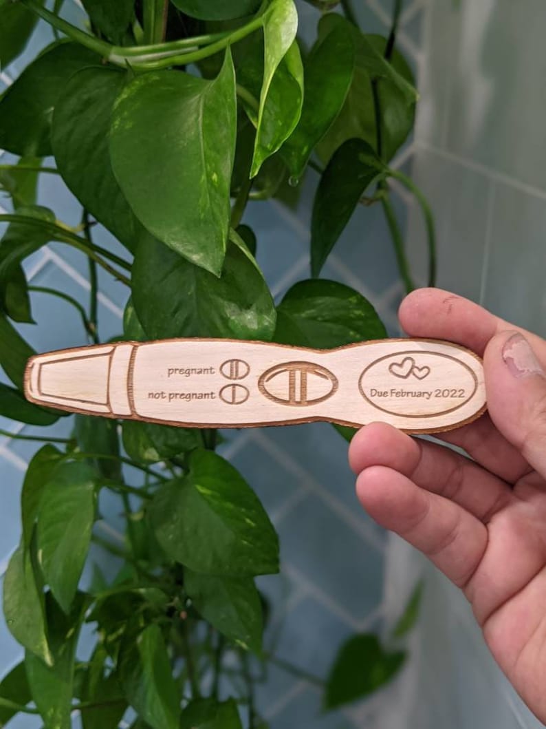 Custom Positive Pregnancy Stick We're Expecting Baby 3D - Etsy