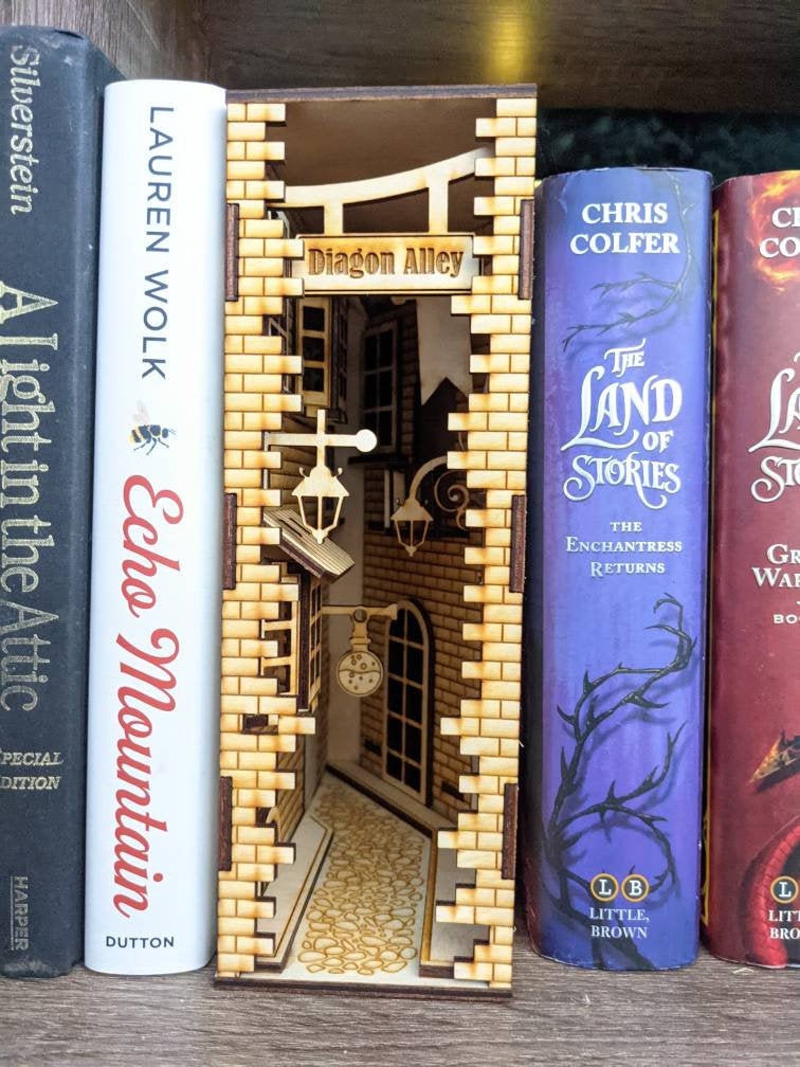 DIY Wizards Alley Book Nook Book Shelf Insert Kit Magic - Etsy